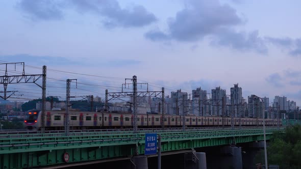 City Railway Bridge, Stock Footage | VideoHive