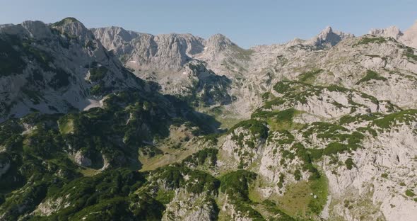 durmitor mountain range aerial view, Stock Footage | VideoHive