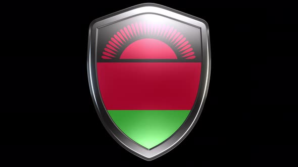 Malawi Emblem Transition with Alpha Channel - 4K Resolution, Motion ...