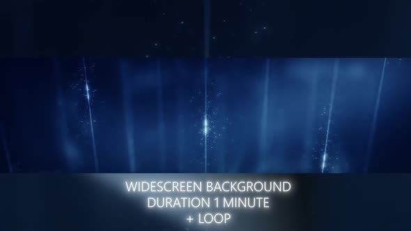 Digital Rising Particles Blue Background, Motion Graphics | VideoHive