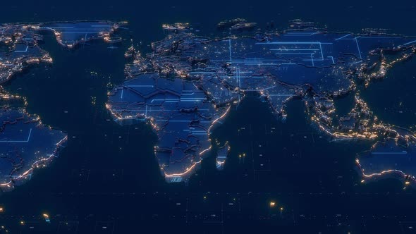 Background World Map, Motion Graphics | VideoHive