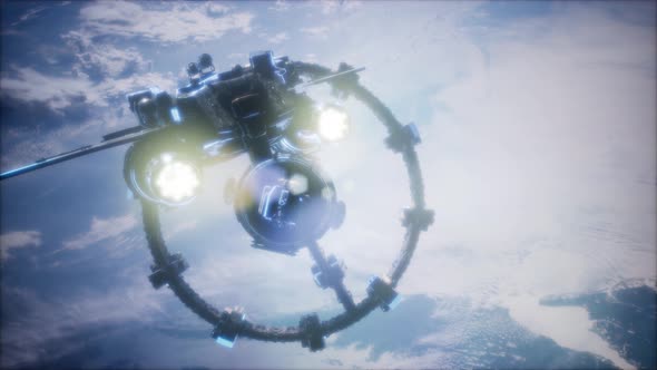 Space Shuttle Floats in Space, Motion Graphics | VideoHive