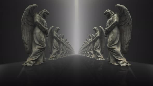Angels Statue Looped, Motion Graphics | VideoHive