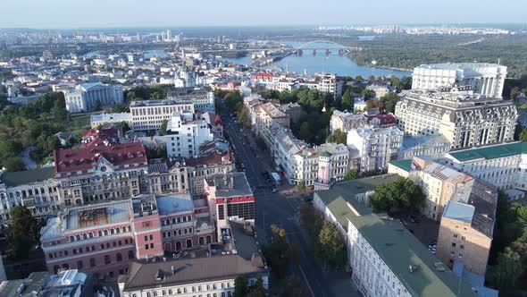 Kyiv - Aerial View of the Capital of Ukraine. Kiev, Stock Footage ...
