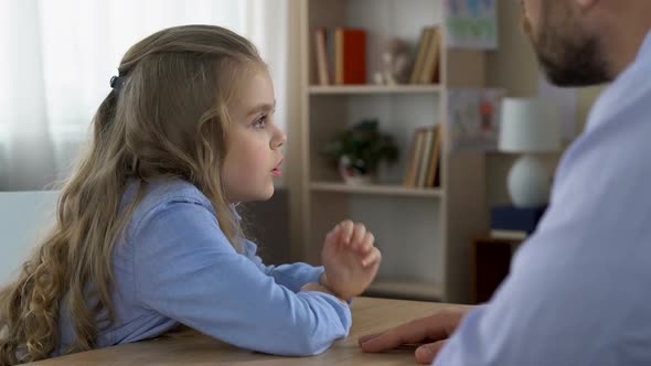 Father and Daughter Arguing, Generation Gap, Family Conflict ...