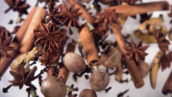 Super Slow Motion of Flying Spices, Stock Footage | VideoHive