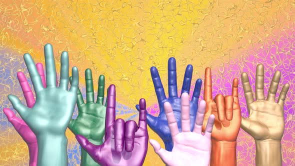 Raised Hands, Motion Graphics | VideoHive