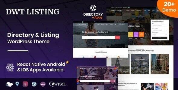 DWT - Directory & Listing WordPress Theme by scriptsbundle | ThemeForest