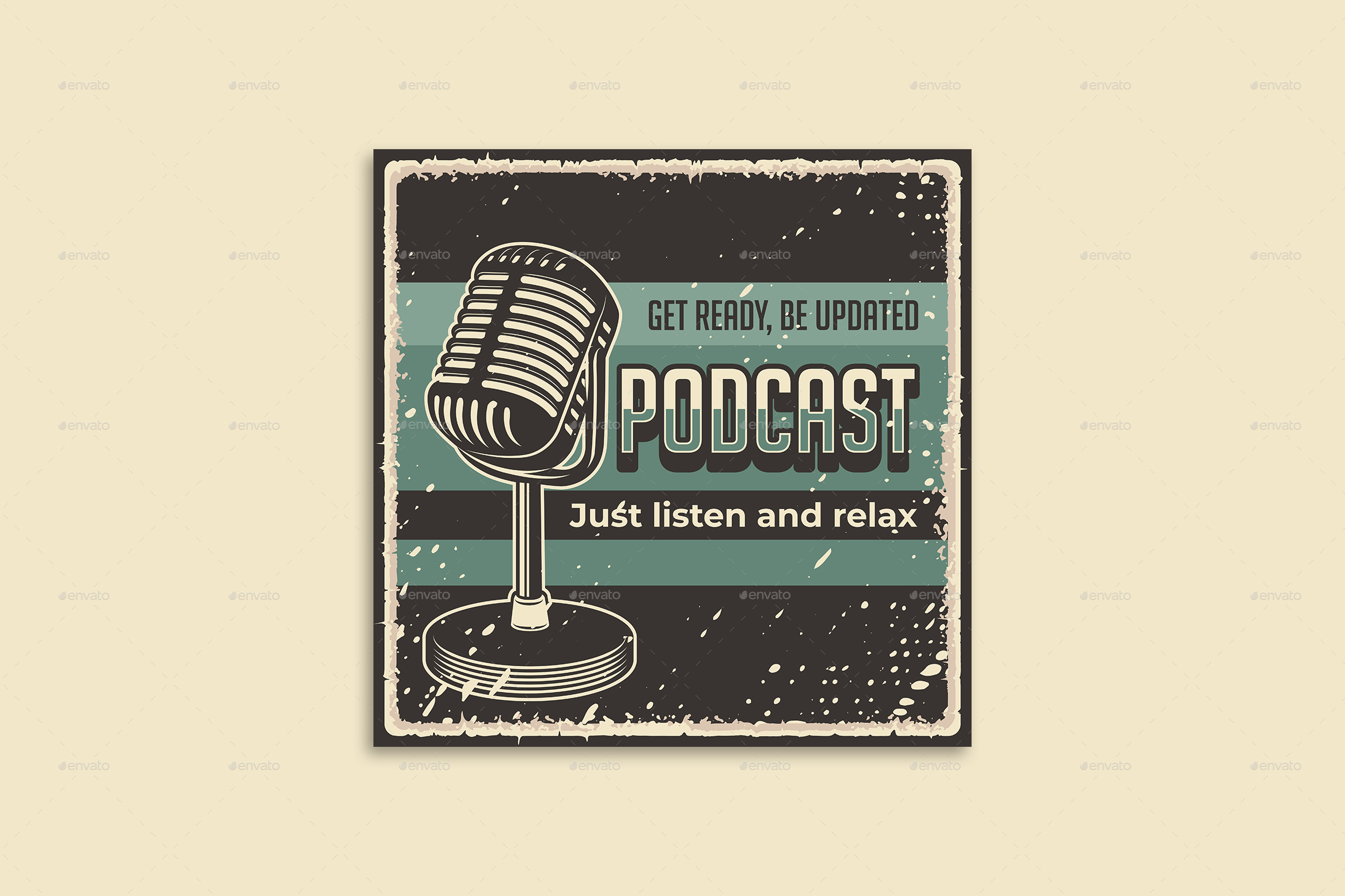 5 Vector Images of Retro Podcast Poster, Vectors | GraphicRiver