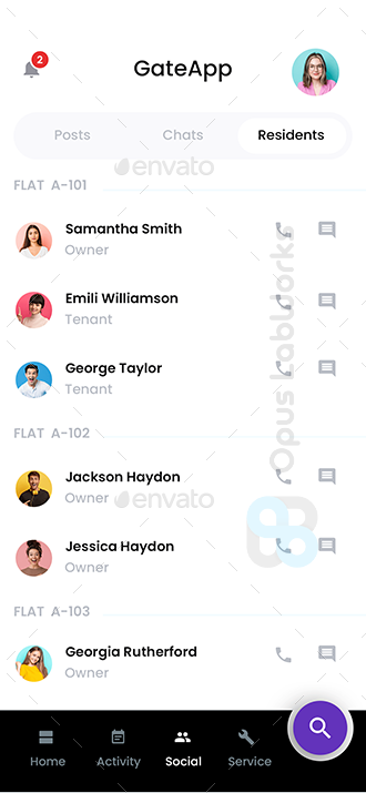 Society Management App UI Kit | Guard App UI | Society Security ...