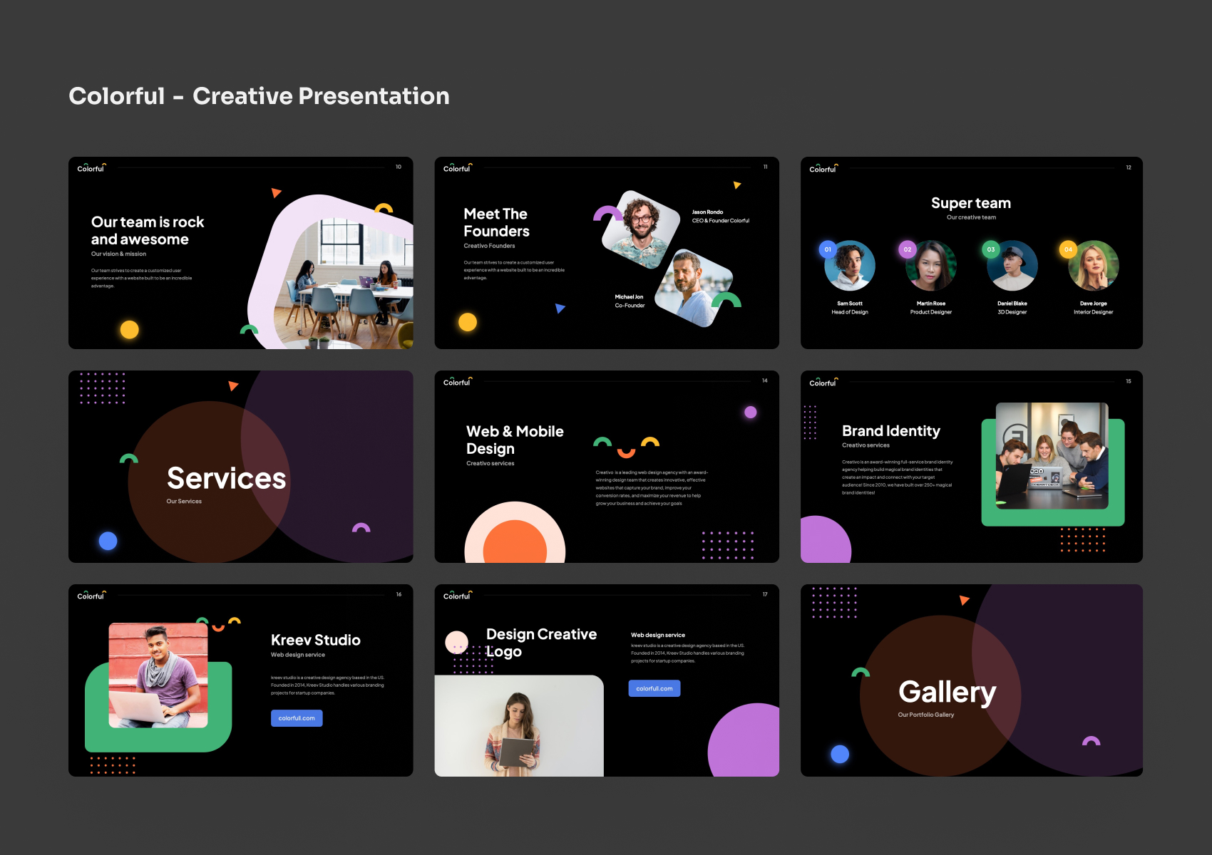 Colorful - Creative Keynote Presentation, Presentation Templates ...