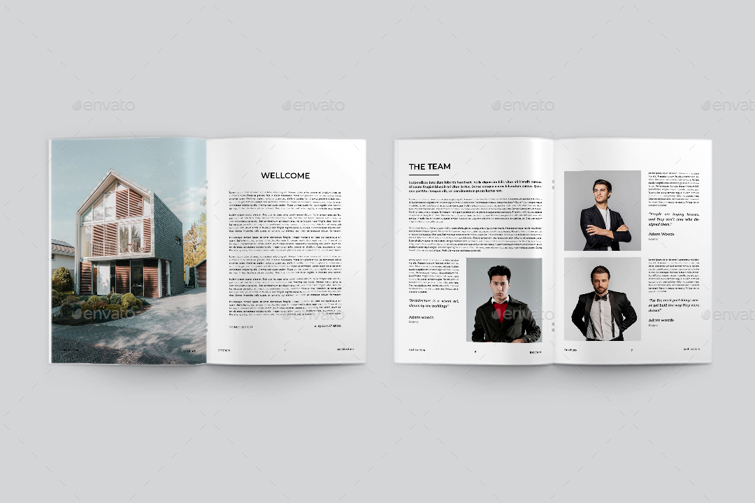 Architecture Catalog, Print Templates | GraphicRiver