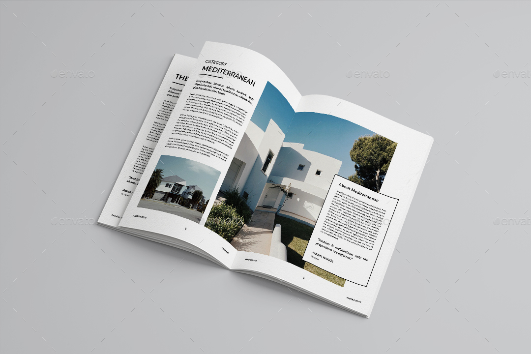 Architecture Catalog, Print Templates | GraphicRiver