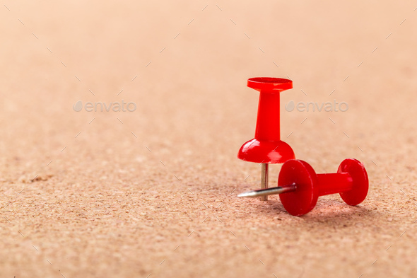 Pin board texture for background and colorful pins Stock Photo by ...