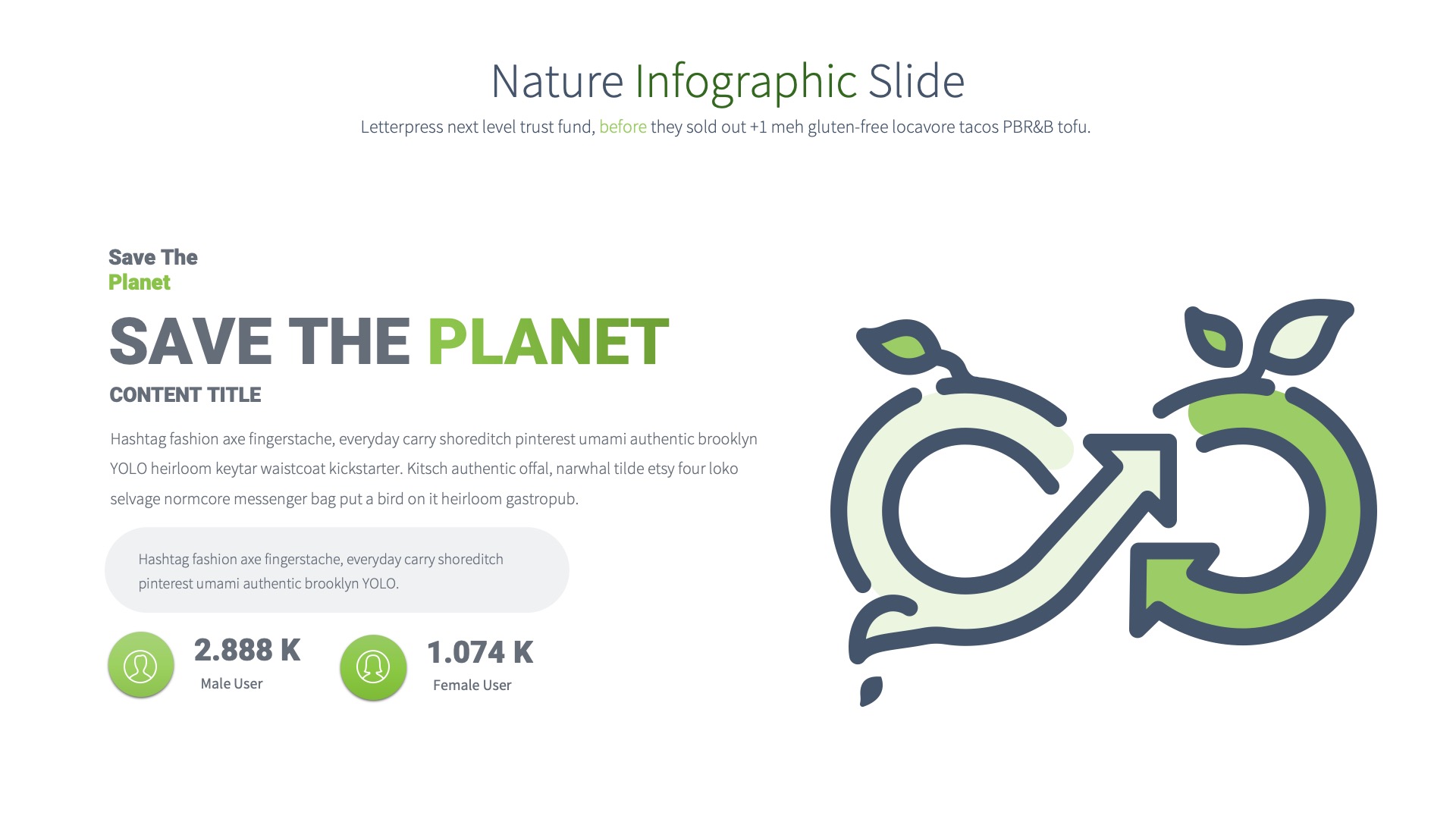 Nature - PowerPoint Infographics Slides, Presentation Templates ...