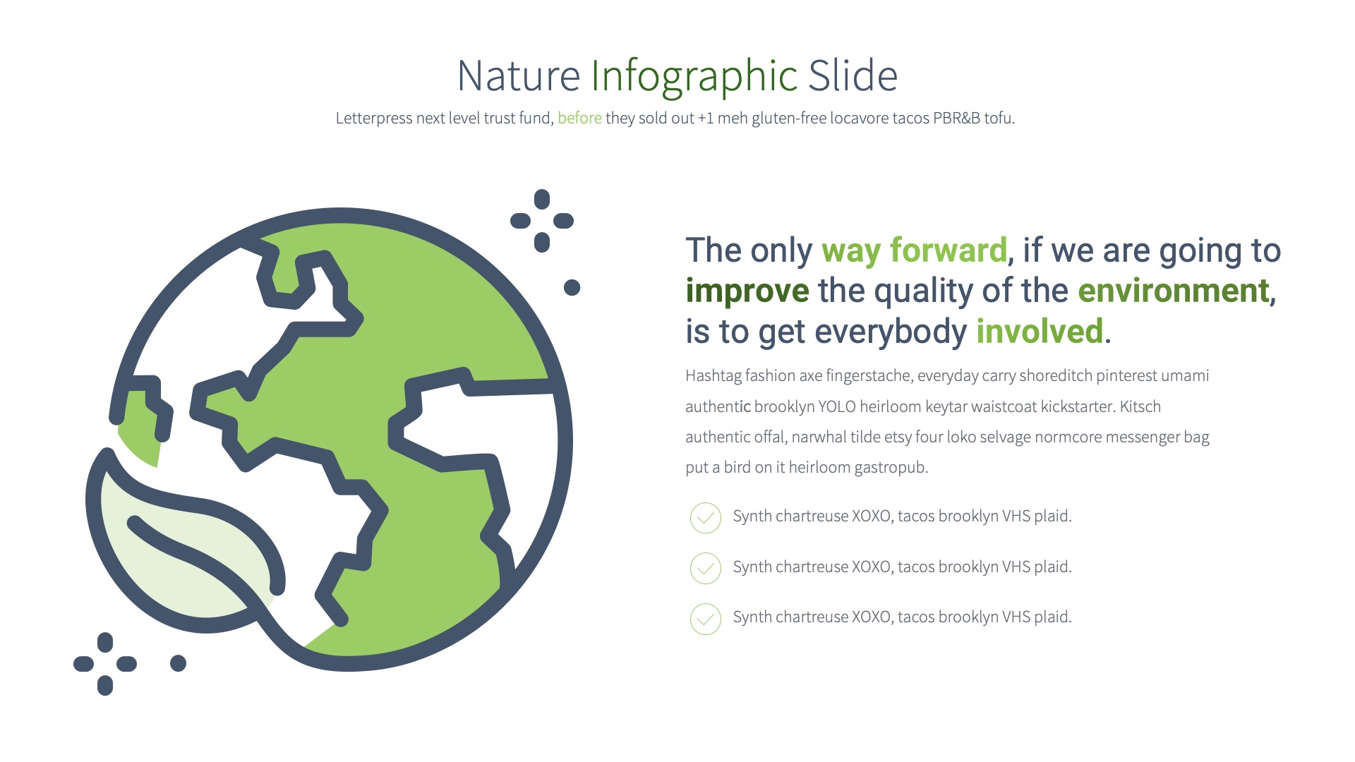 Nature - PowerPoint Infographics Slides, Presentation Templates ...