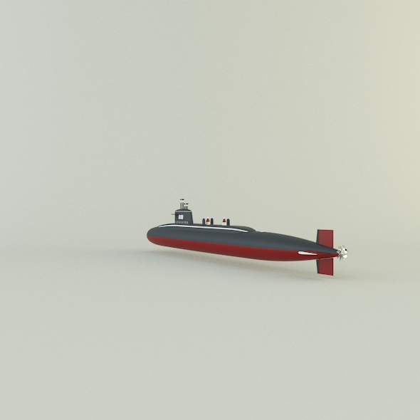 Andrew Jackson SSBN 619 military submarine by recepozturk88 | 3DOcean