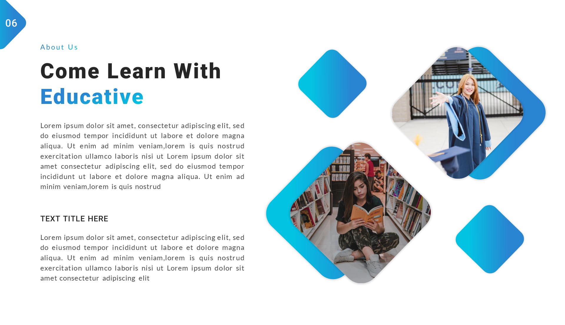 Educative - Education Course PowerPoint Template, Presentation Templates