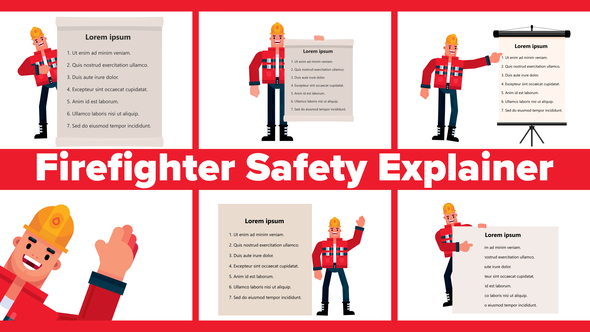 Firefighter Safety Explainer, After Effects Project Files | VideoHive