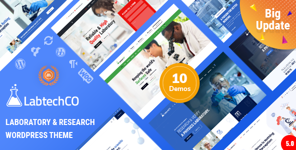 LabtechCO | Laboratory & Science Research WordPress Theme by themeStek