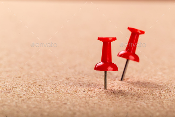 Pin board texture for background and colorful pins Stock Photo by ...