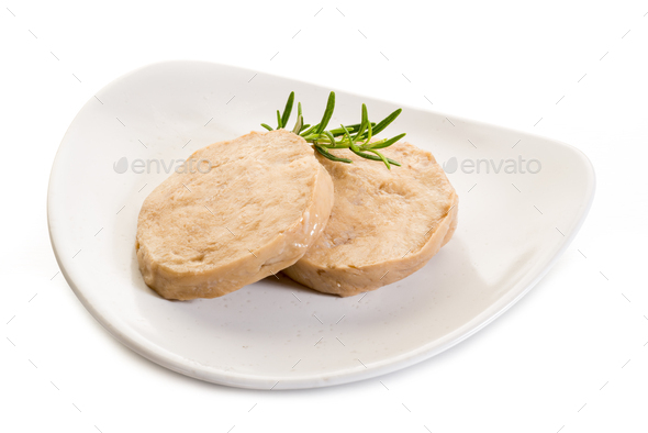 seitan steack on white background Stock Photo by MarcoMayer | PhotoDune