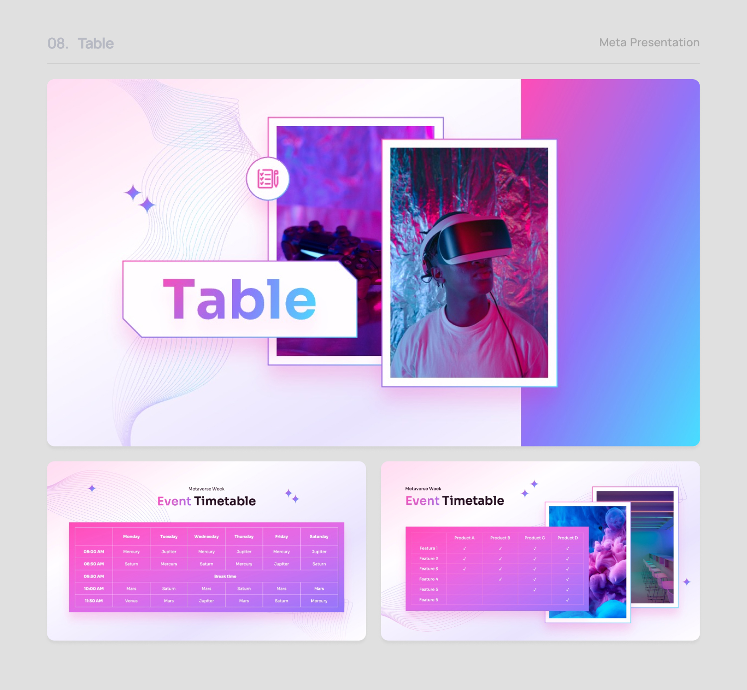 Meta - Metaverse Keynote Presentation, Presentation Templates ...