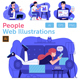 Web Marketing People Illustrations, Vectors | GraphicRiver