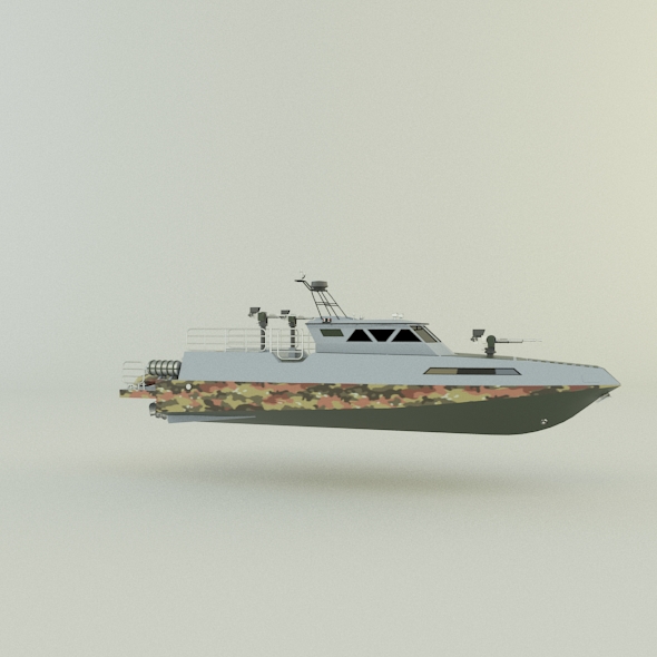 assault boat 3d model by recepozturk88 | 3DOcean