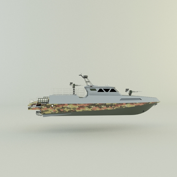 assault boat 3d model by recepozturk88 | 3DOcean
