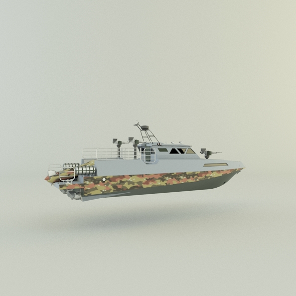 assault boat 3d model by recepozturk88 | 3DOcean