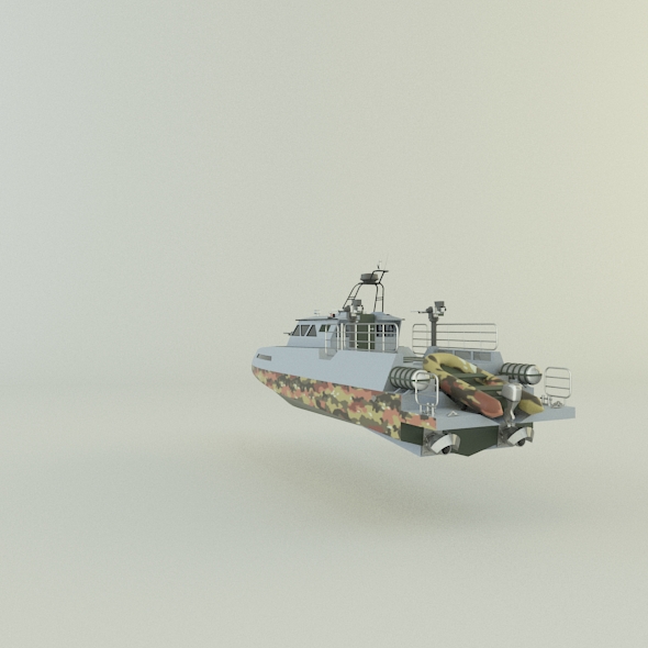 assault boat 3d model by recepozturk88 | 3DOcean