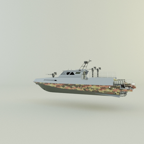 assault boat 3d model by recepozturk88 | 3DOcean