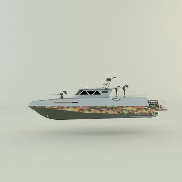 assault boat 3d model by recepozturk88 | 3DOcean
