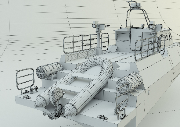 assault boat 3d model by recepozturk88 | 3DOcean