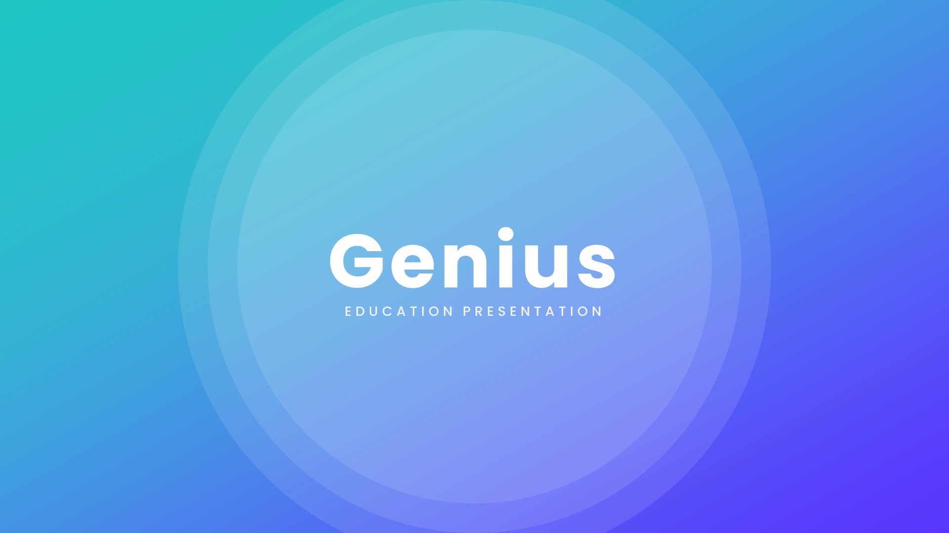 Genius - Education Presentation Keynote Template, Presentation Templates