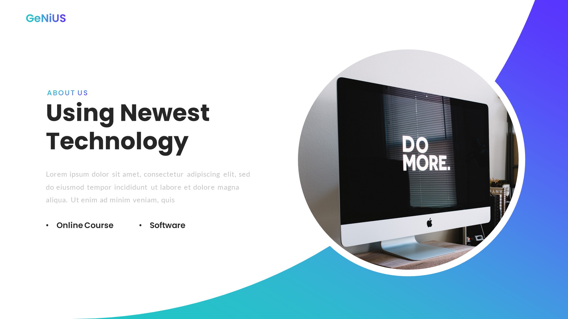 Genius - Education Presentation PowerPoint Template, Presentation Templates