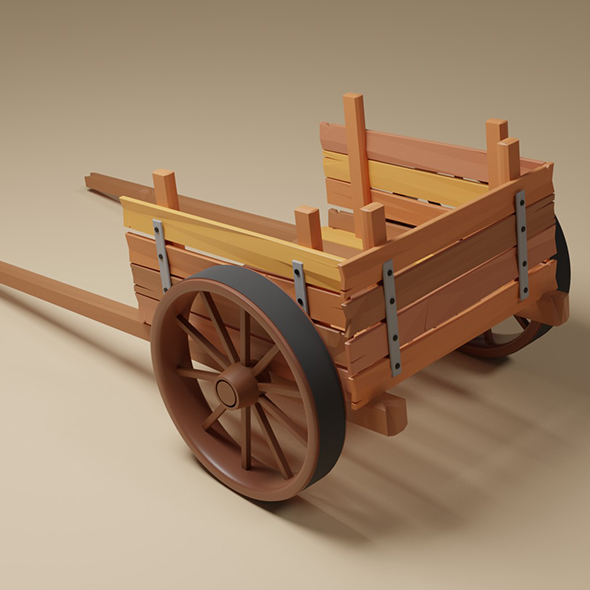 Wooden Cart by farooqsharif | 3DOcean