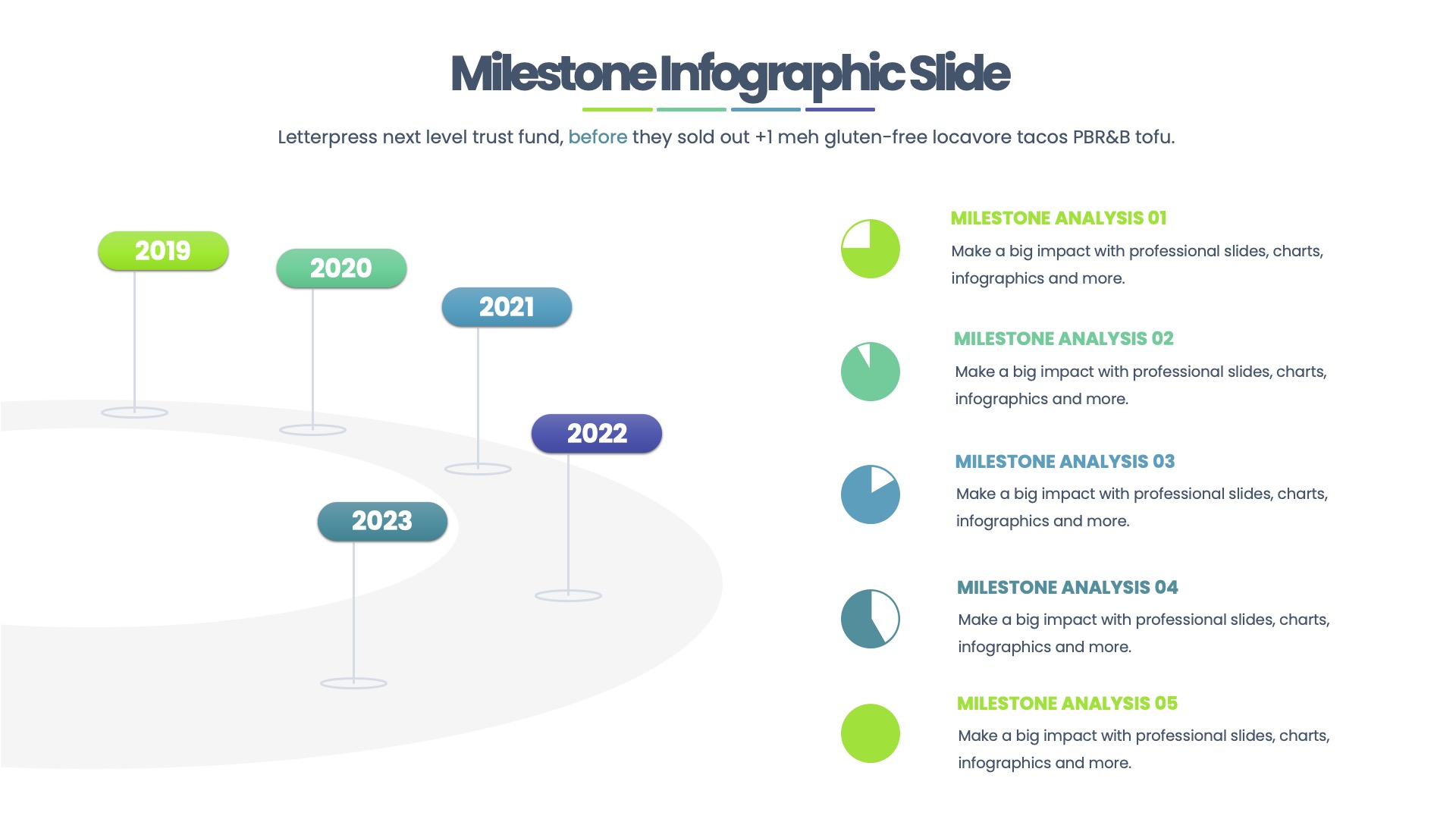 Milestone - PowerPoint Infographics Slides, Presentation Templates