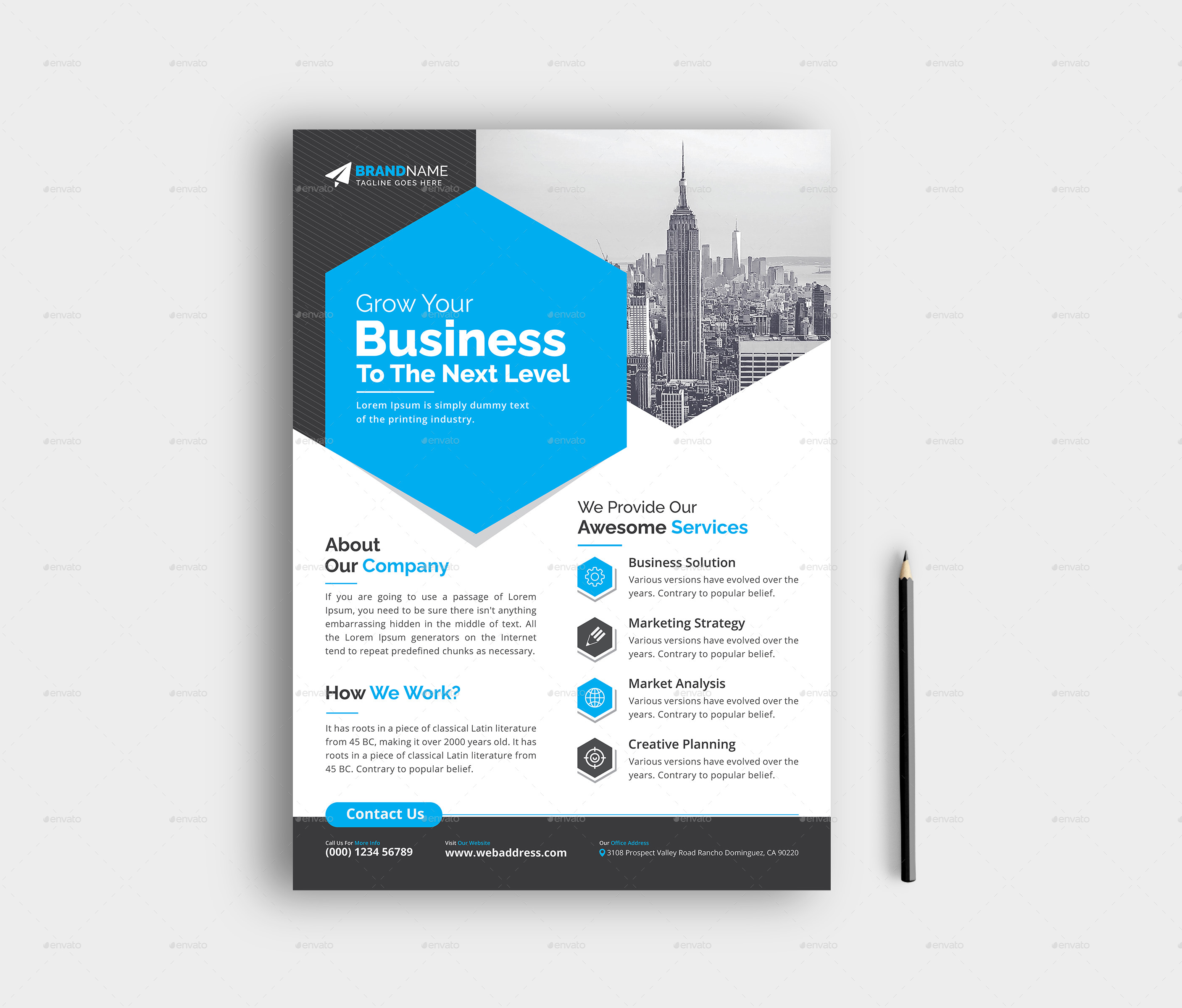 Corporate Flyer, Print Templates | GraphicRiver