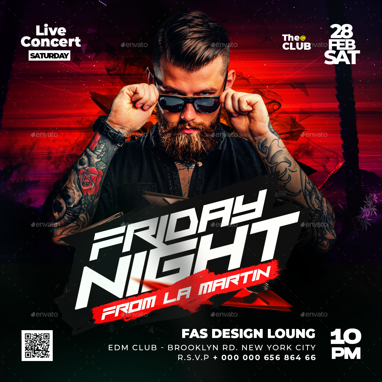 Night Party FLyer, Print Templates | GraphicRiver