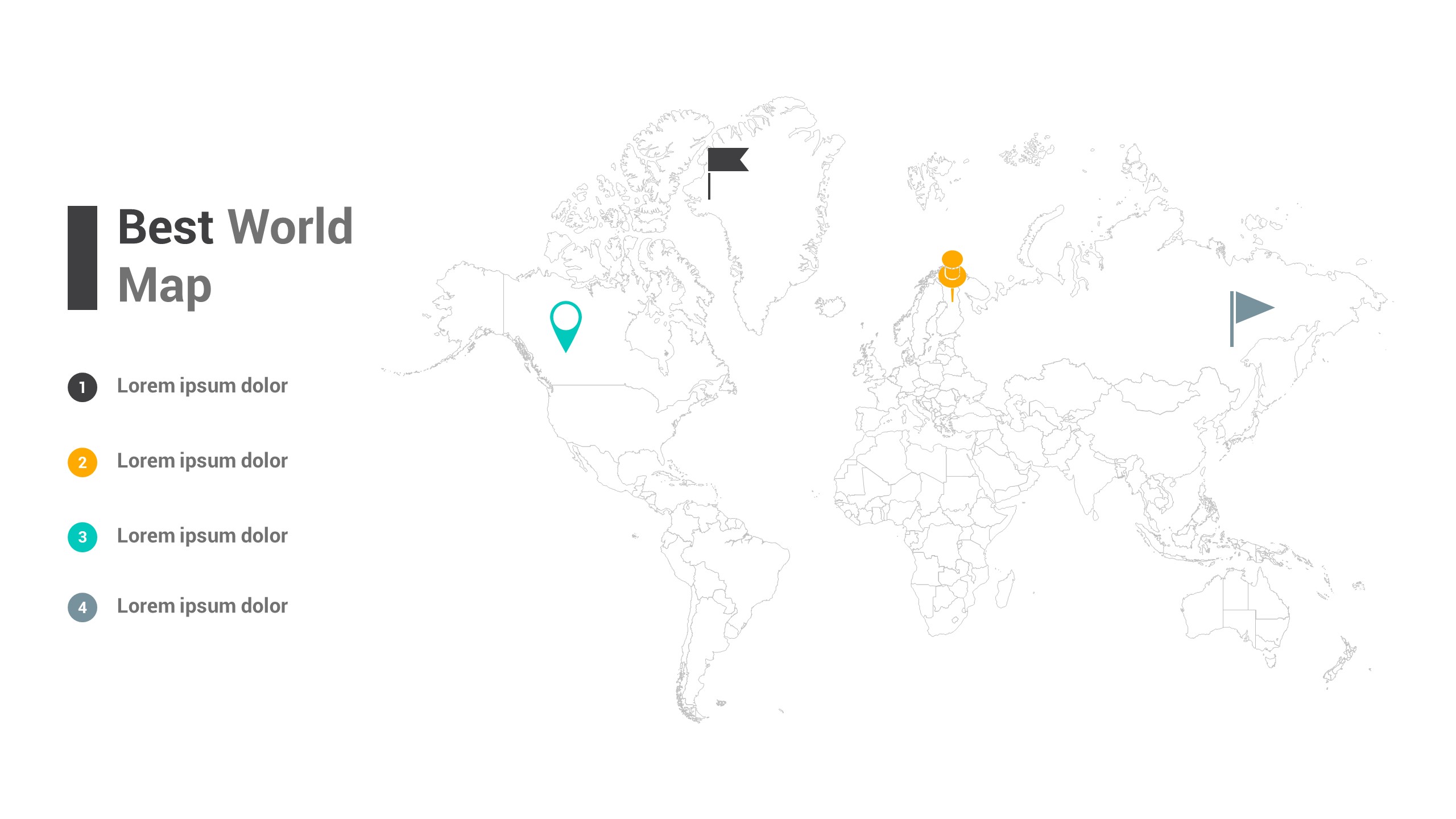 World Maps Data Google Slides Presentation Template, Presentation Templates