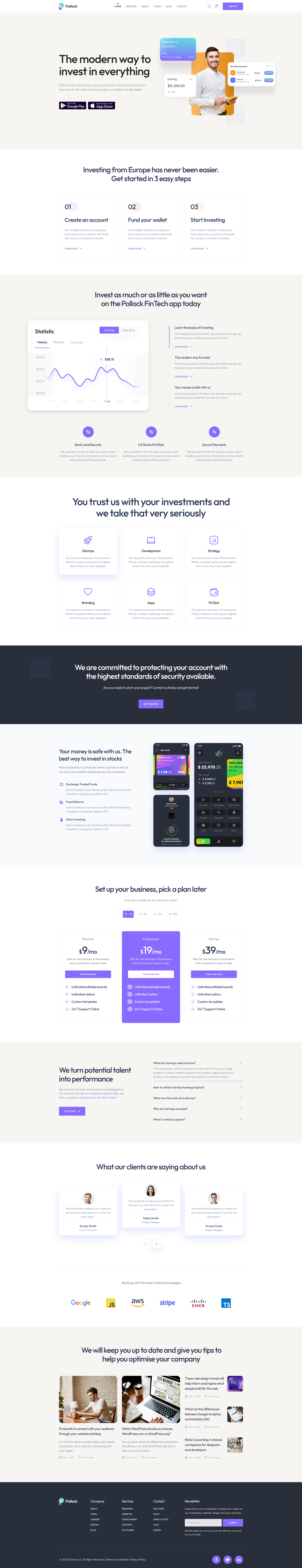 Pollock - Creative Multipurpose Figma Template by viworx-co | ThemeForest