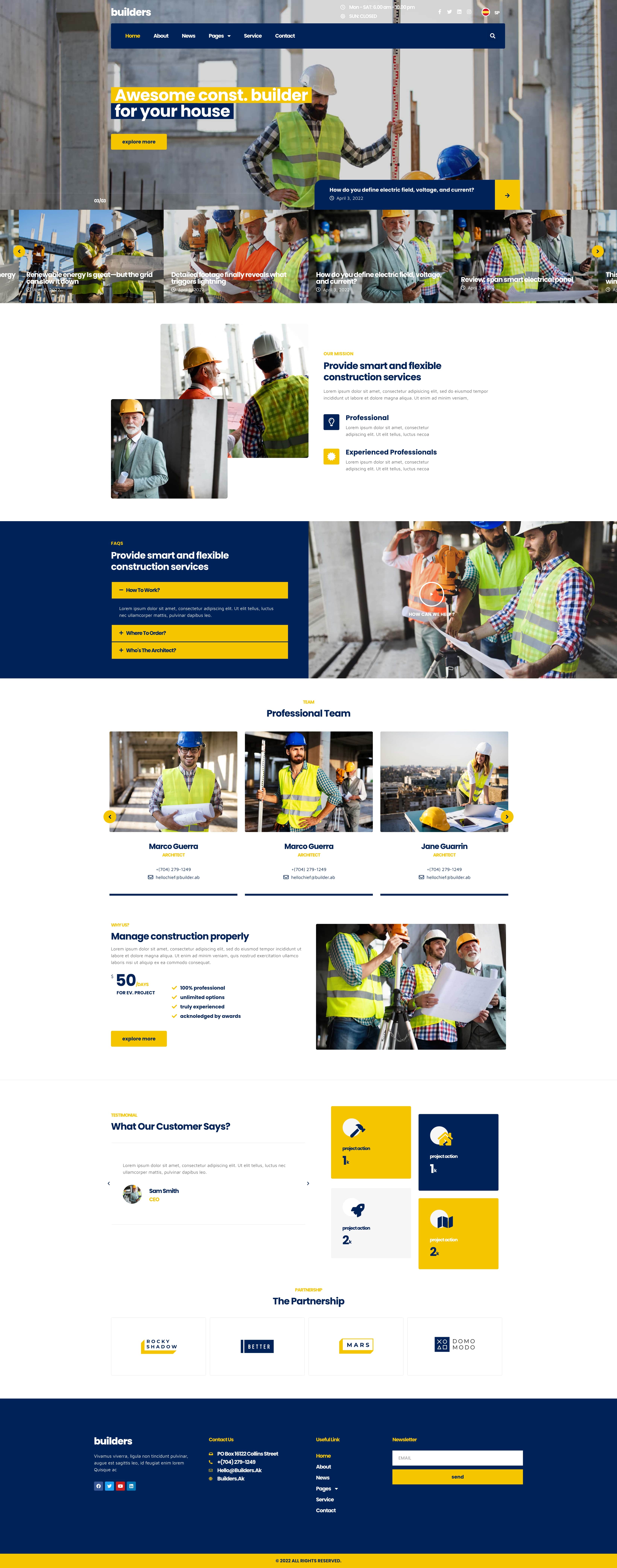Builders - Construction Elementor Pro Template Kit by mardianto ...