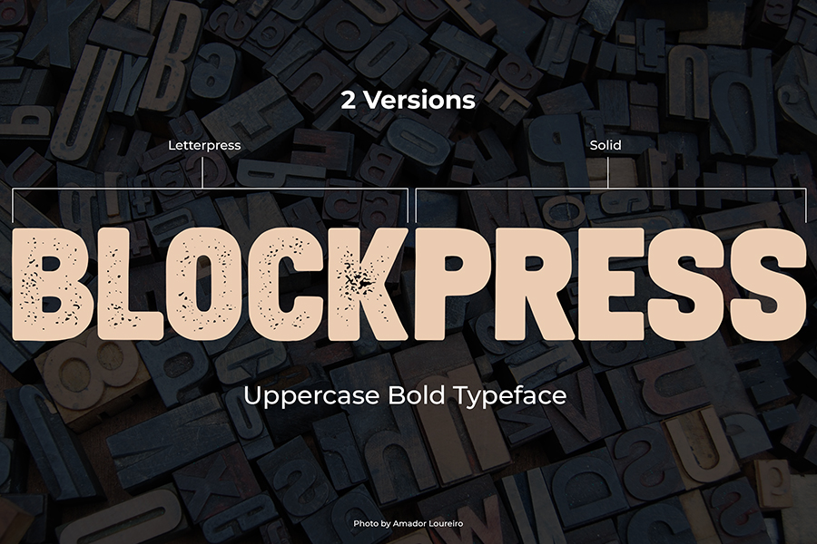 BlockPress Grotesque Font, Fonts | GraphicRiver