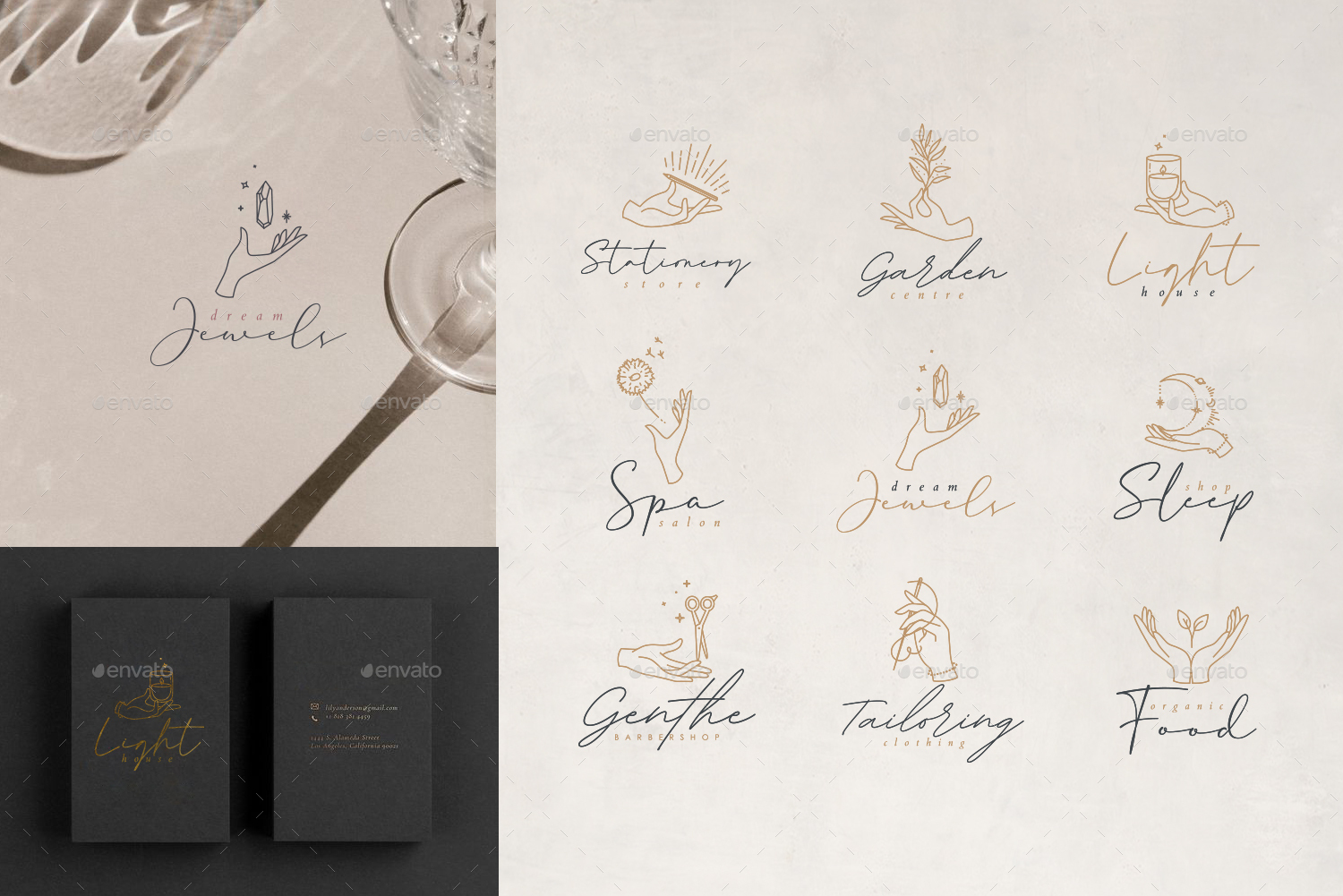 Hand With Symbols, Vectors | GraphicRiver