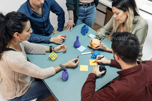 Business People Talking During Reunion Stock Photo by nunezimage ...