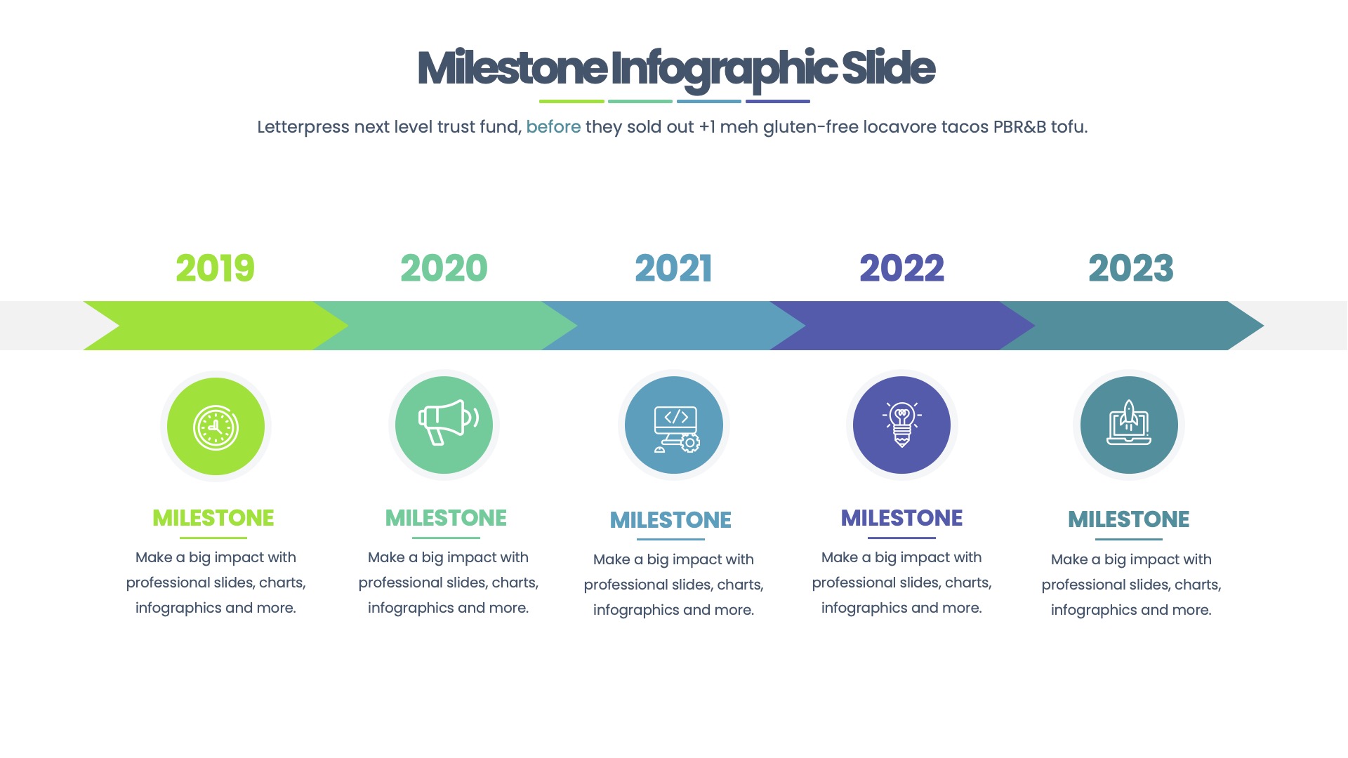 Milestone - Keynote Infographics Slides, Presentation Templates ...