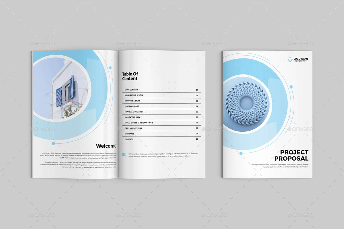 Project Proposal Template v2, Print Templates | GraphicRiver