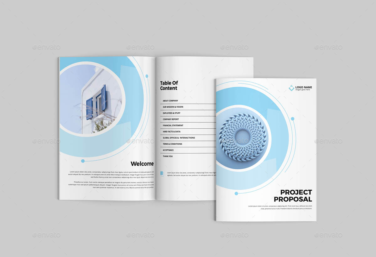 Project Proposal Template v2, Print Templates | GraphicRiver